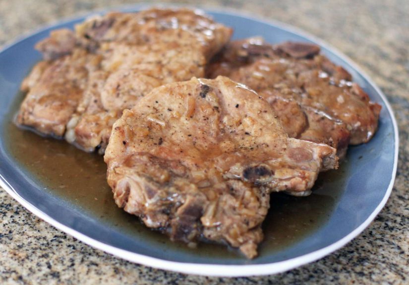 Easy Crock Pot Pork Chops With Onion Soup Mix